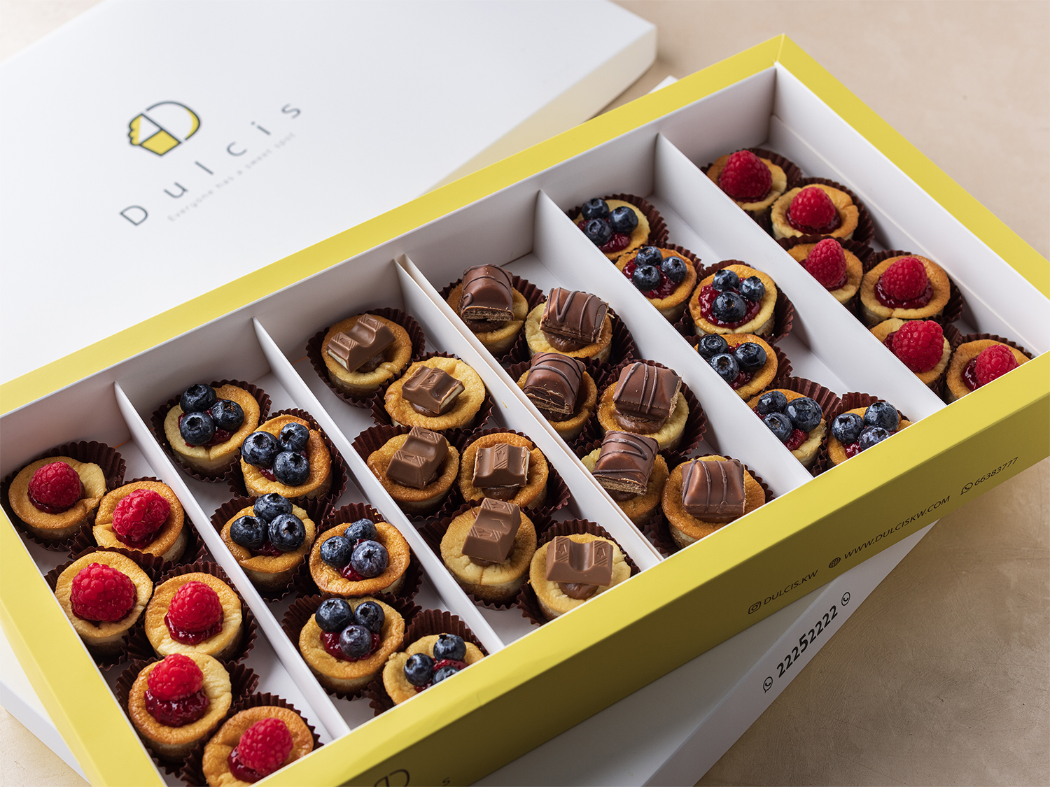 mini cheesecake boxes